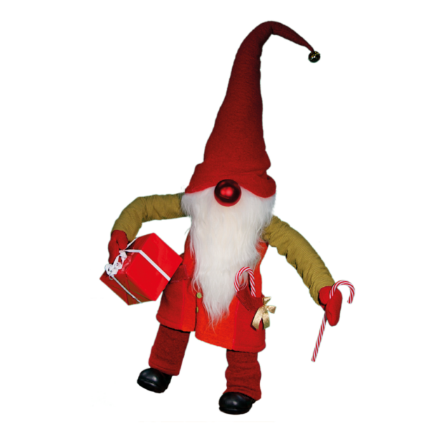 Puppet Boy Santa, standing - Creation Group