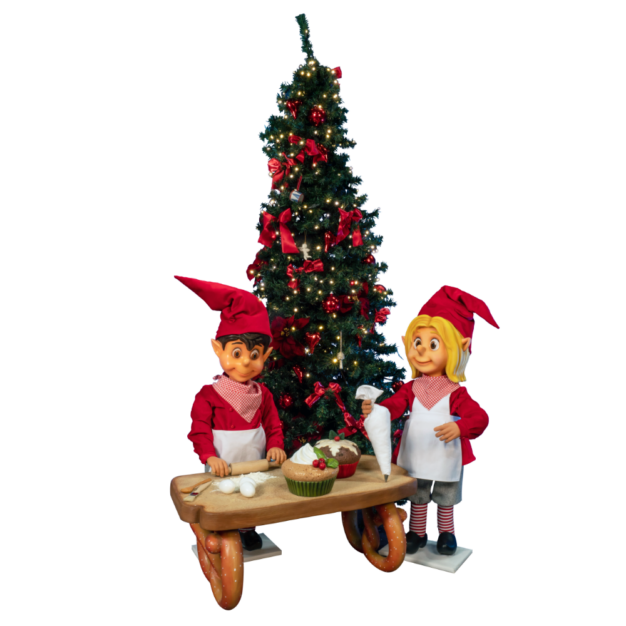 Toy Machine with Working Elves - Creation Group