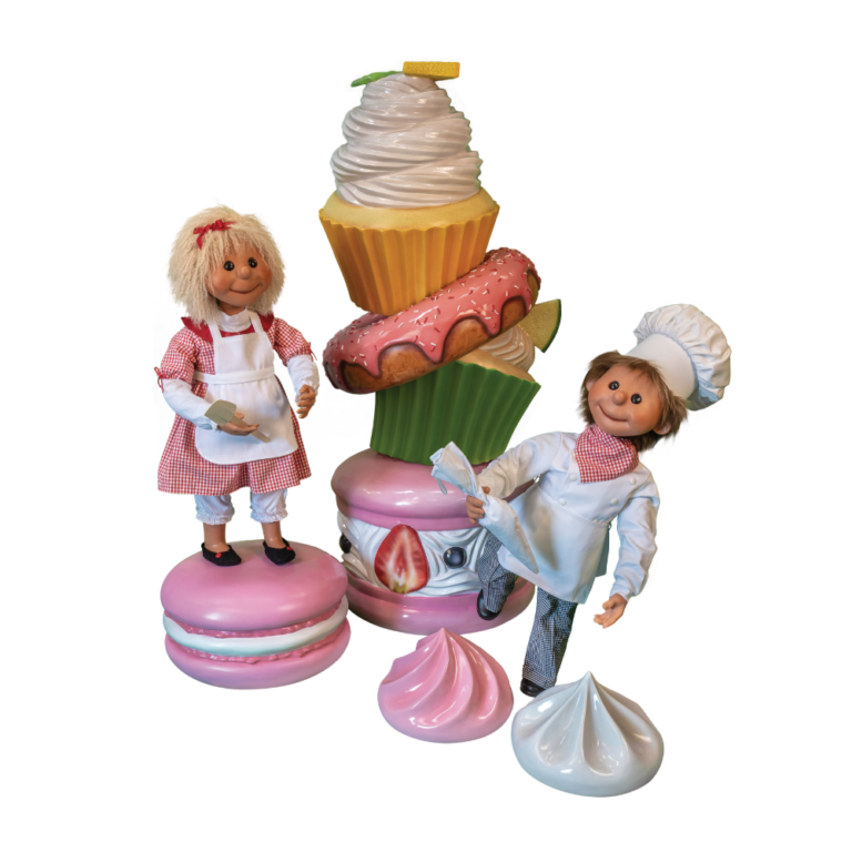 Baker Children with Cake Tower - Creation Group