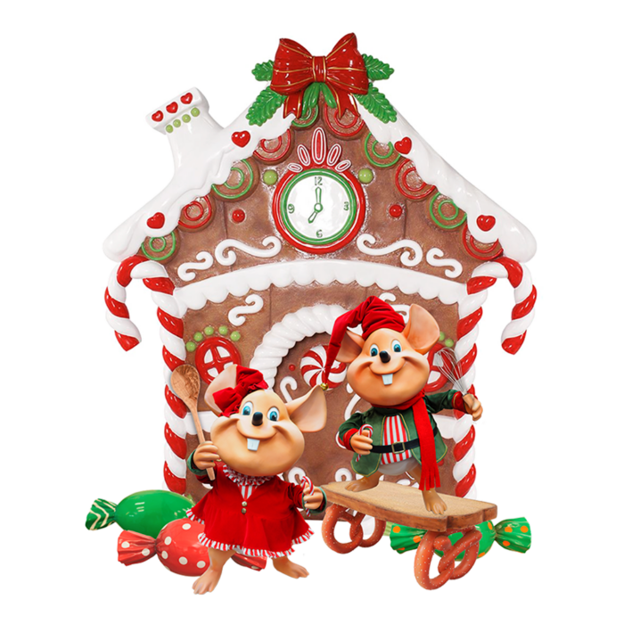 Gingerbread House with Mice - Creation Group